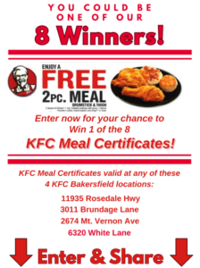 Enter to Win – KFC contest July 2024 | Kern Value Card